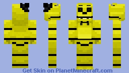 Golden Freddy V2 Minecraft Skin