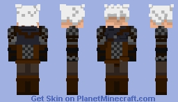 witcher guy idk - [The Witcher 3: Wild Hunt] Minecraft Skin