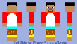 Volcano bay lifeguard uniform Minecraft Skin