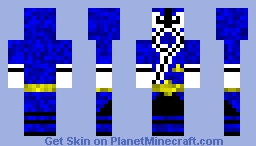 Samurai Blue Ranger Minecraft Skin