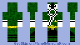 Samurai Green Ranger Minecraft Skin
