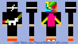 Rainbow Boy Minecraft Skin