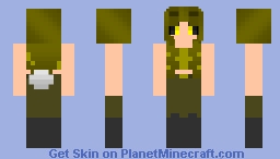 Springtrap Female Human Minecraft Skin