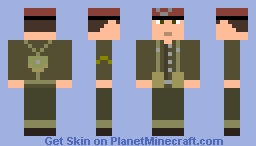 British WW2 Paratrooper Minecraft Skin