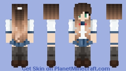 Yandere Minecraft Skin