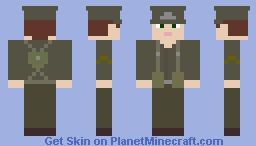 British Officer WWII Minecraft Skin