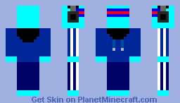 Adidas Cyborg chin creeper face Minecraft Skin