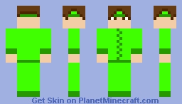 sportif vert Minecraft Skin