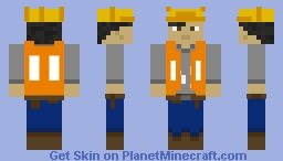 Construction Worker for Jobs and Careers Skin Contest Minecraft Skin