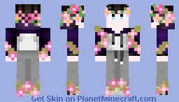 Flower Power Boy Minecraft Skin