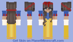 Snow White Costume! Minecraft Skin