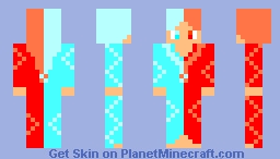 Fire and Ice Minecraft Skin