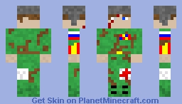 injured soldier Minecraft Skin