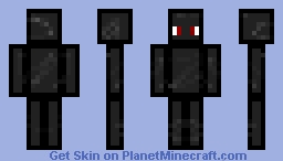 Black Block man Minecraft Skin