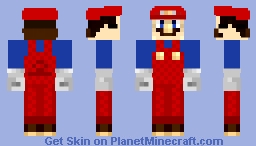 Super Mario Minecraft Skin