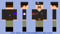 French Resistance WWII Minecraft Skin