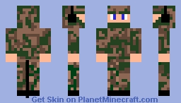 Militaire Minecraft Skin