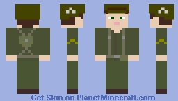 U.S. Army WWII 1944 Minecraft Skin