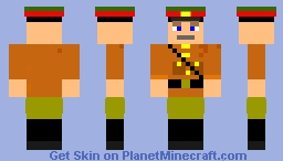 ww2 soviet general Minecraft Skin