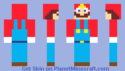 Super Mario Minecraft Skin