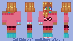 80s girl Minecraft Skin