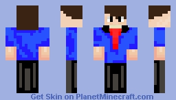 Blue Suit Boy (by Storm) Minecraft Skin