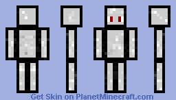 White Block Man Minecraft Skin
