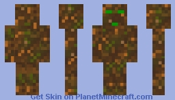 Podzol Man Minecraft Skin