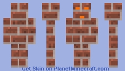 Brick Man Minecraft Skin