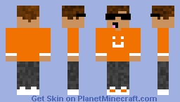Jacket Orange Minecraft Skin