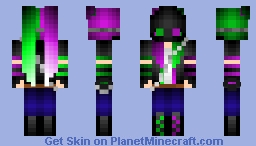 Raz Masked Minecraft Skin