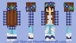Flower Girl Minecraft Skin
