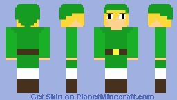 Lonk The Hero Of Thyme Minecraft Skin
