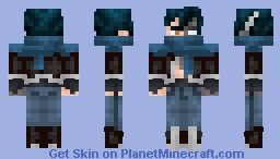 ℒℊ ~ Blue Cyborg Minecraft Skin