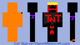 TNT man Minecraft Skin