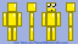 Yellow Diamond Minecraft Skin