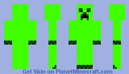 Plastic creeper Minecraft Skin