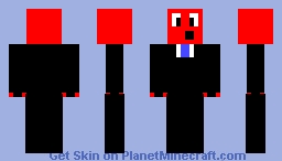 Red WEIRD GUY Minecraft Skin