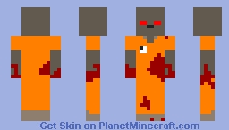 Prison Zombie Minecraft Skin