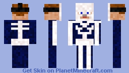 Skeleton Costume Minecraft Skin