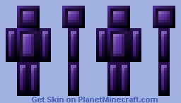 Obsidian Chiseled block Minecraft Skin