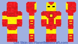 Classic Iron Man Model 10 [Marvel Comics] Minecraft Skin