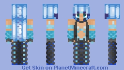 Cyber mermaid lady - Request Minecraft Skin