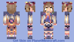 Hanamaru Kunikida Halloween V2 Minecraft Skin