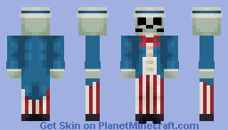 Zombie UNCLE SAM Minecraft Skin