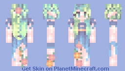 Nymph Of Nature Minecraft Skin