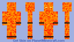 Fire Unframed Minecraft Skin