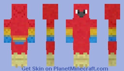 Parrot Avian Minecraft Skin