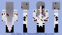 HALLOWEEN GHOST GIRL Minecraft Skin