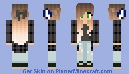 Werewolf girl Minecraft Skin